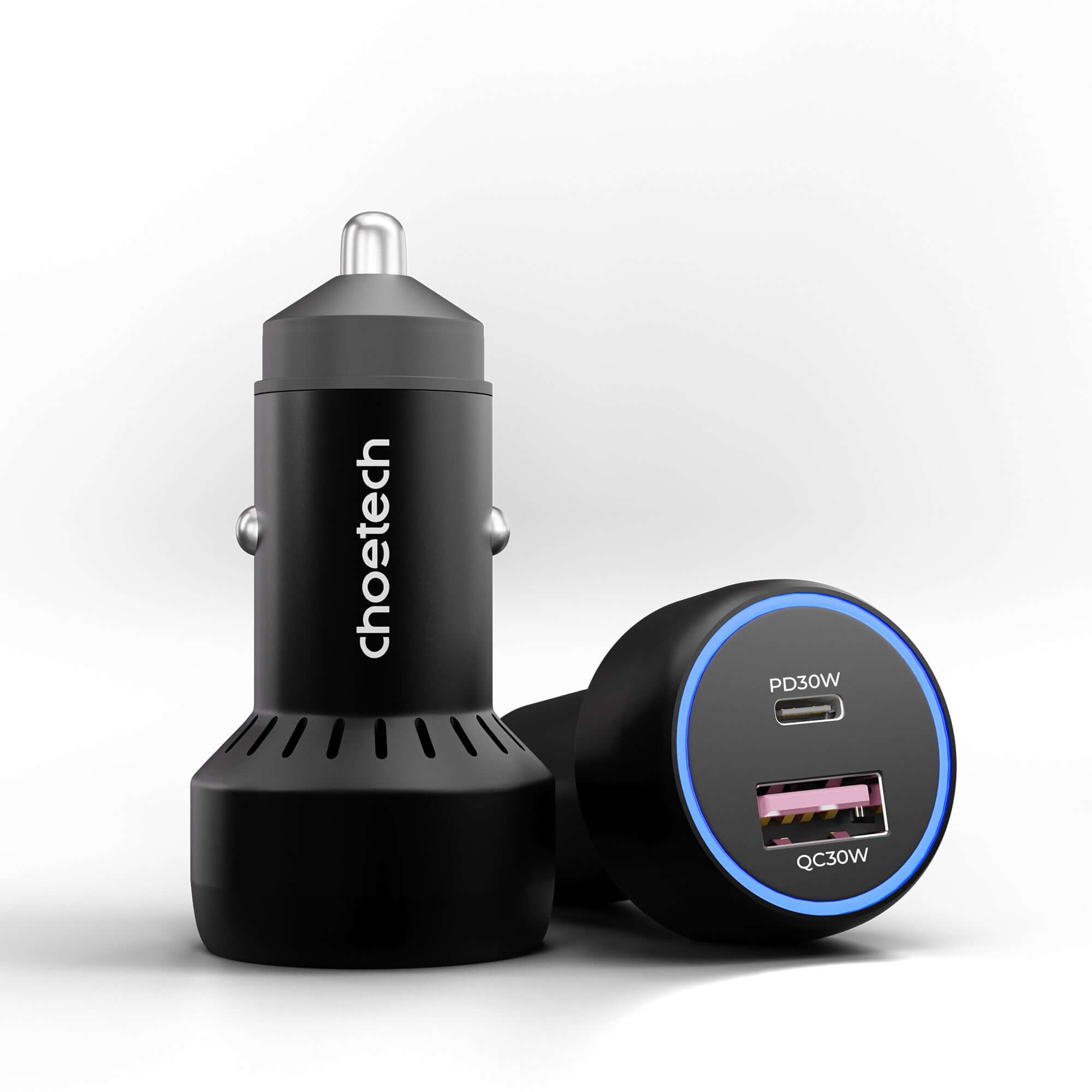 Buy Choetech 60W USB Type-C/A Metal Body Mobile Car Charger